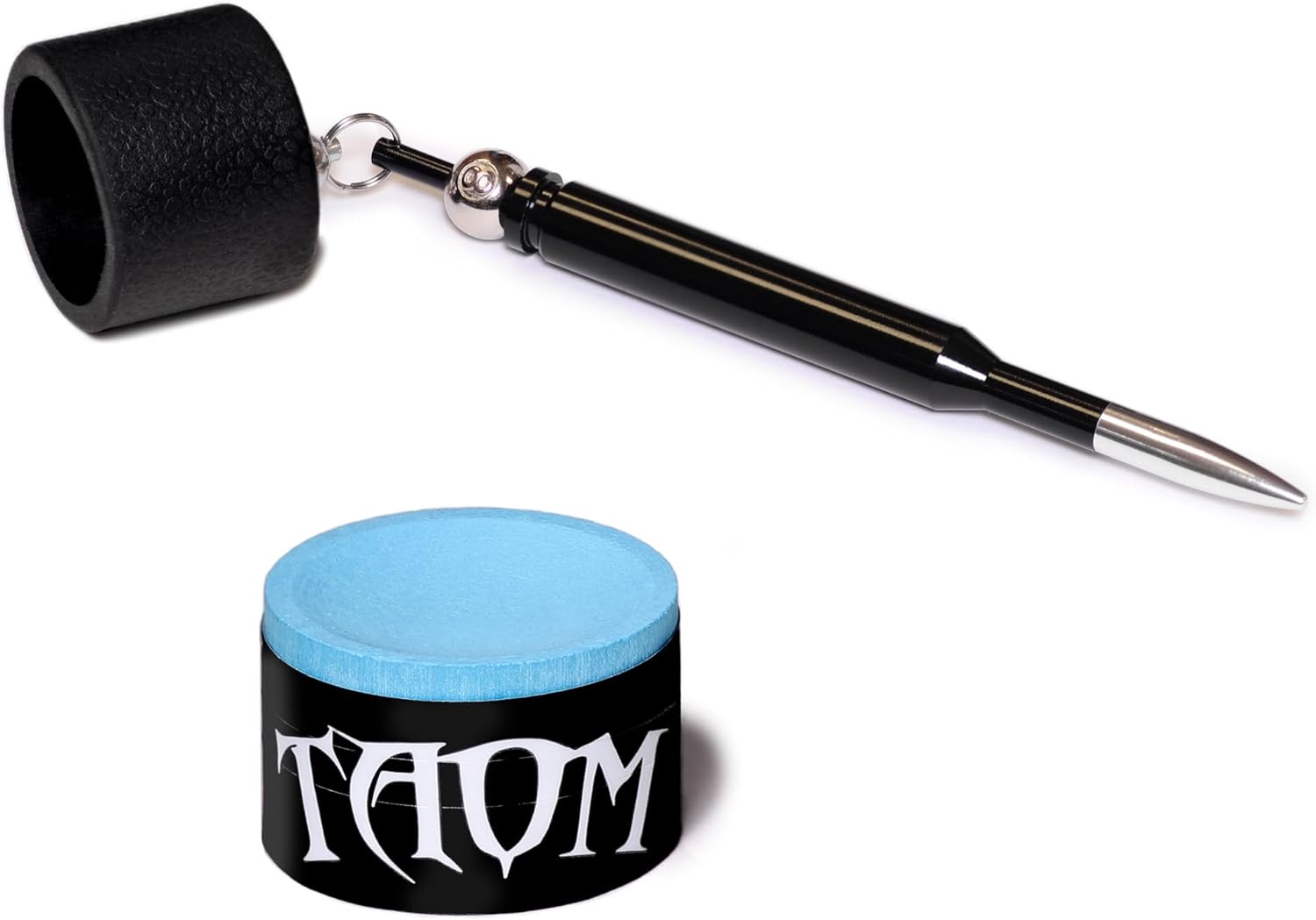 Taom Pyro Billiard Pool Cue Premium Chalk - Blue - with Bullet Chalk H ...