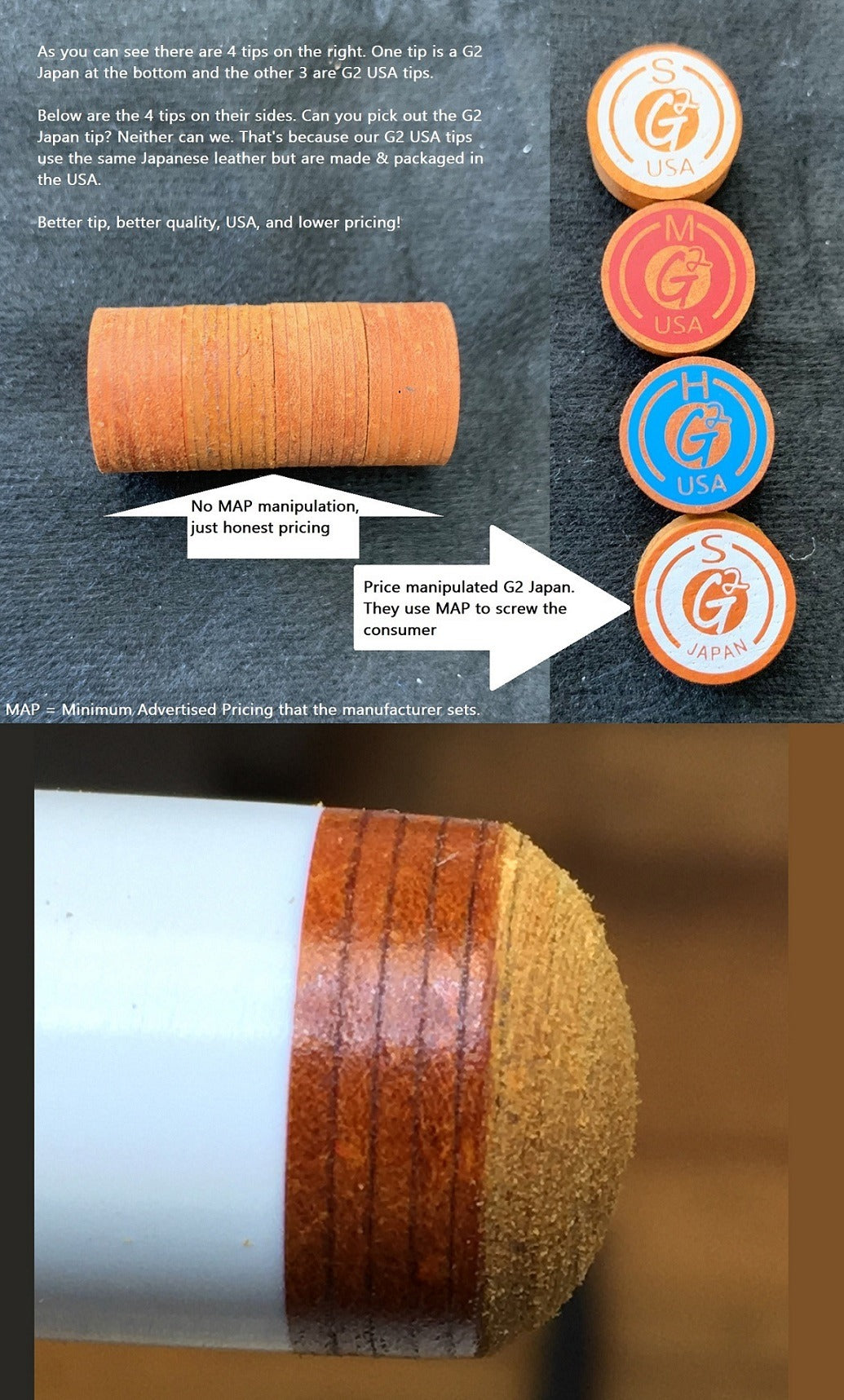 Pool Cue Tips and Ferrules – Cue Components