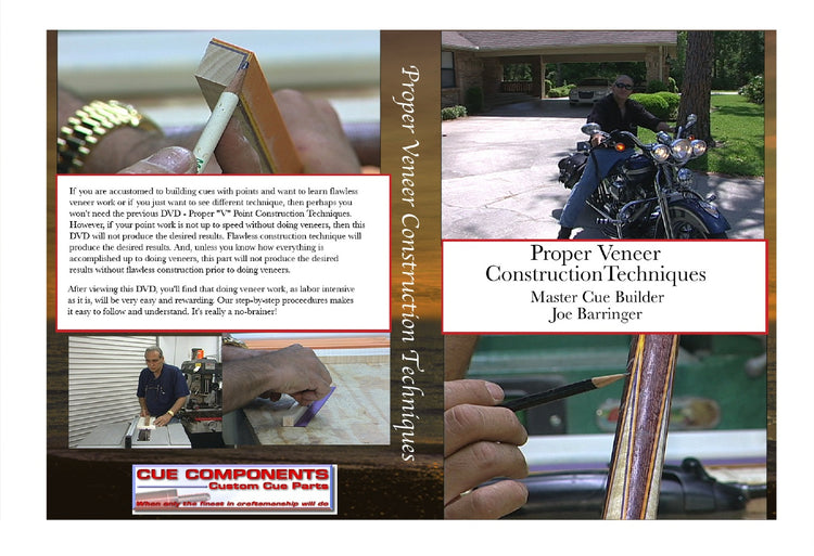 Proper Veneer Construction Techniques – Cue Components